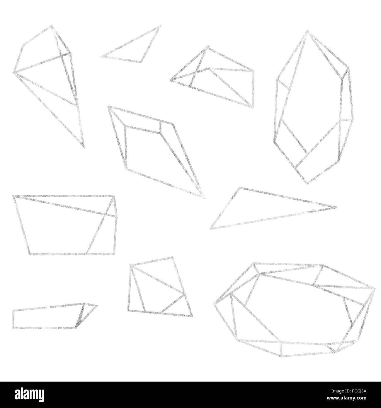 Set of triangles hi-res stock photography and images - Alamy