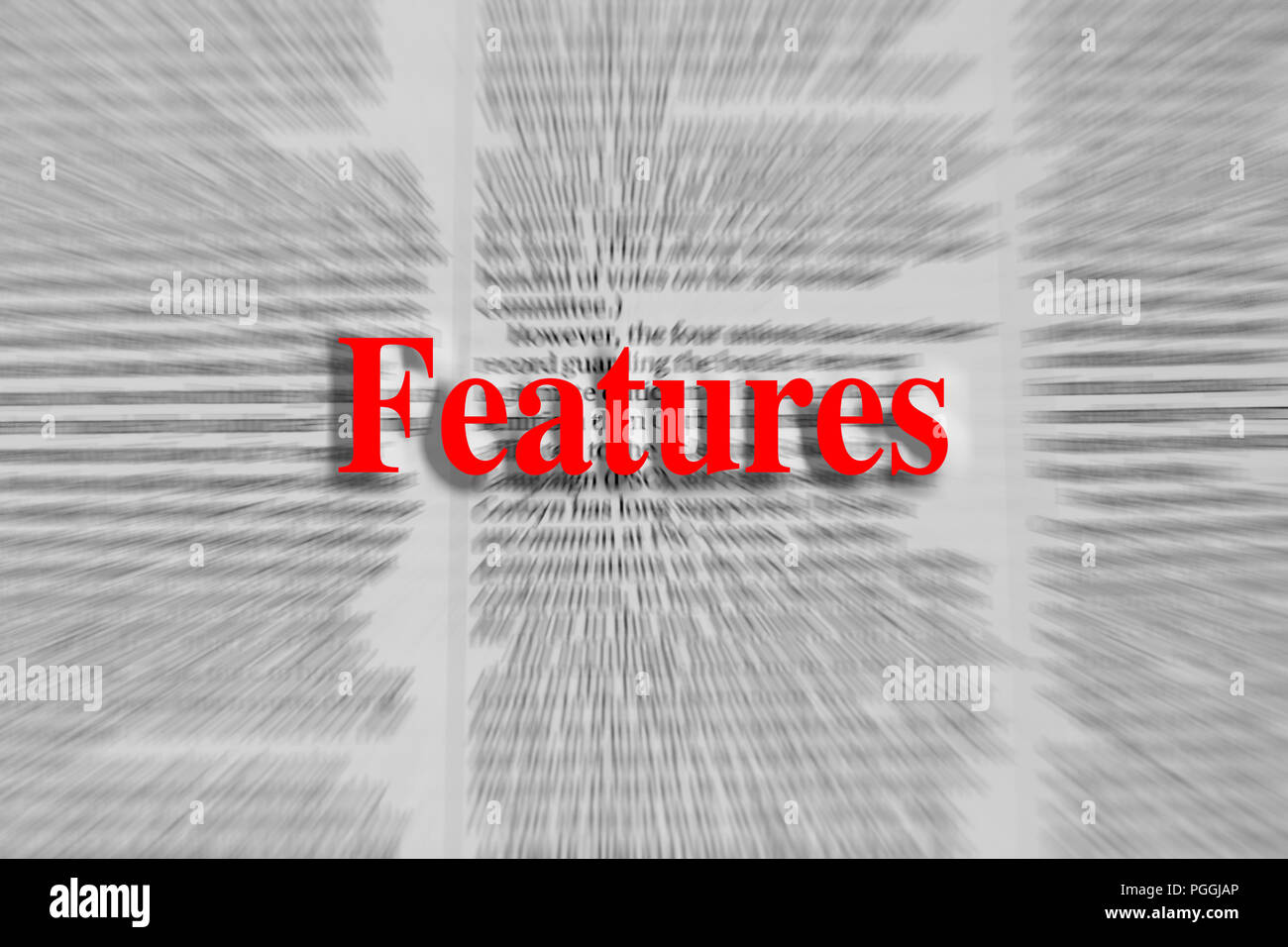 Newspaper features hi-res stock photography and images - Alamy