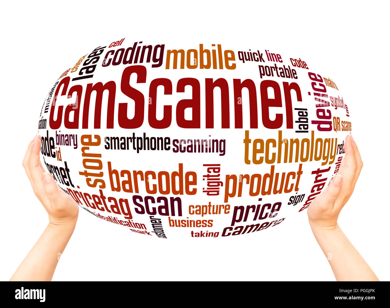 CamScanner word cloud sphere concept on white background Stock Photo ...