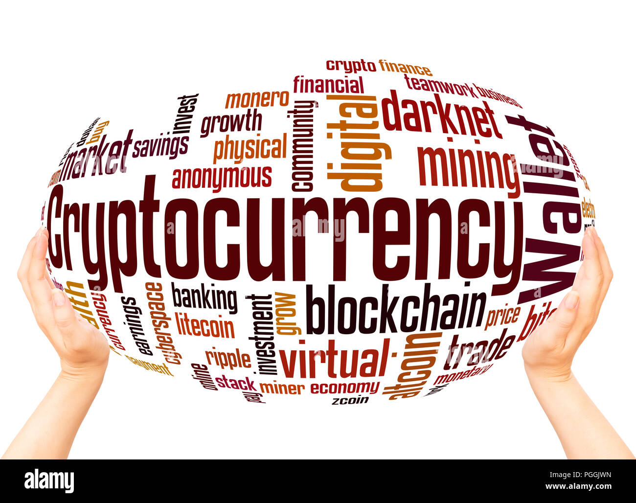 Cryptocurrency cloud concept hi-res stock photography and images - Alamy
