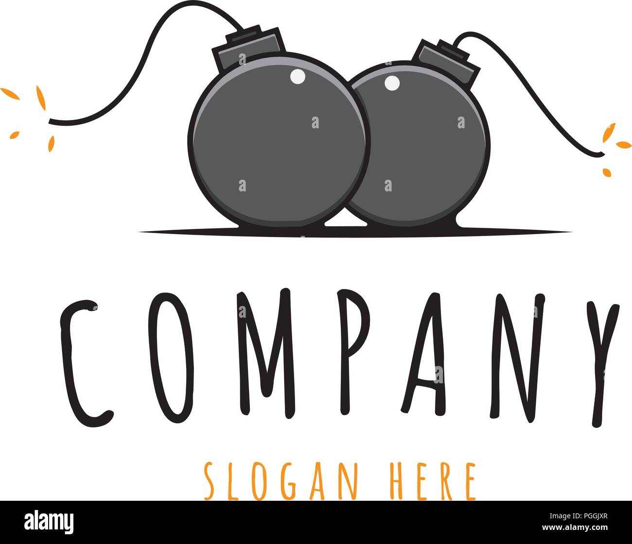 Bombs vector logo image Stock Vector Image & Art - Alamy