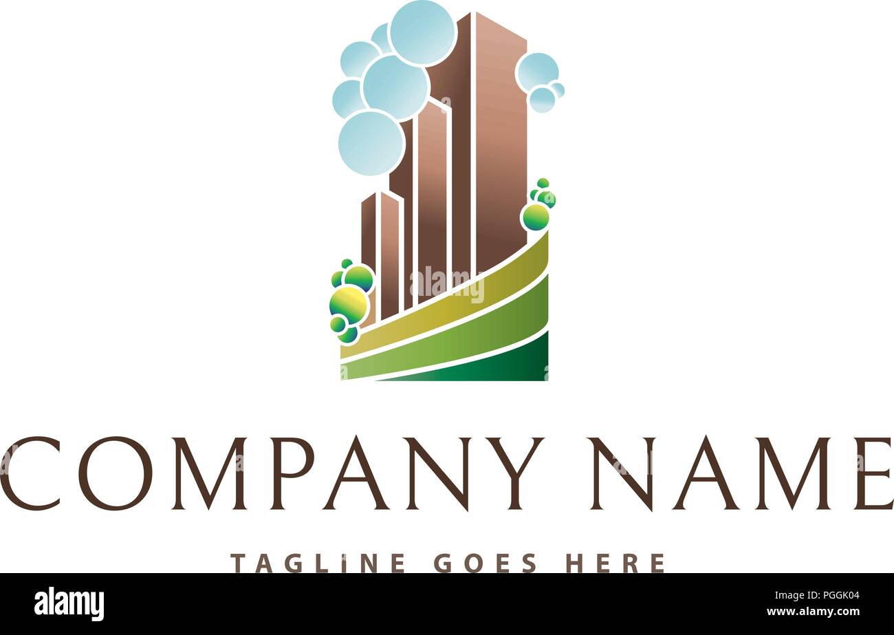 Green Real Estate vector logo image Stock Vector Image & Art - Alamy