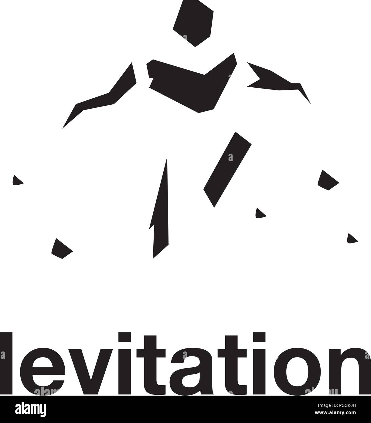 Levitation vector logo image Stock Vector Image & Art - Alamy