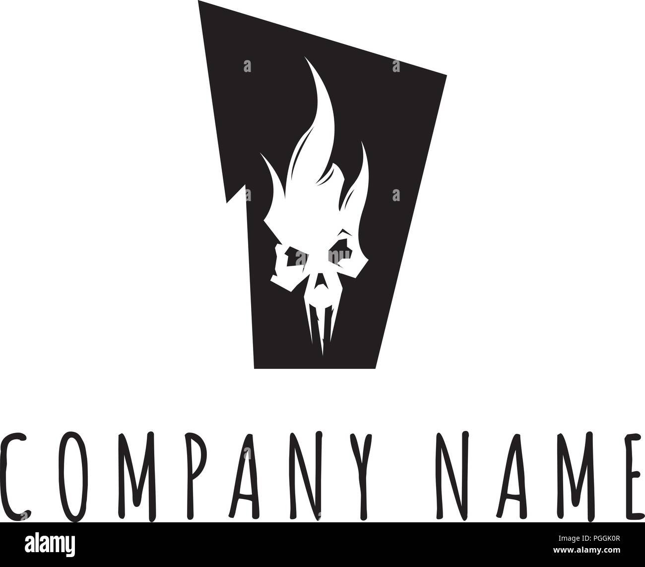Scull vector logo image Stock Vector Image & Art - Alamy