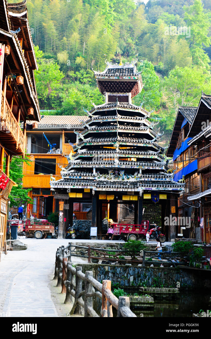 Dong Village,Ancient Architecture,Customs,Dress,Best Preserved in China ...