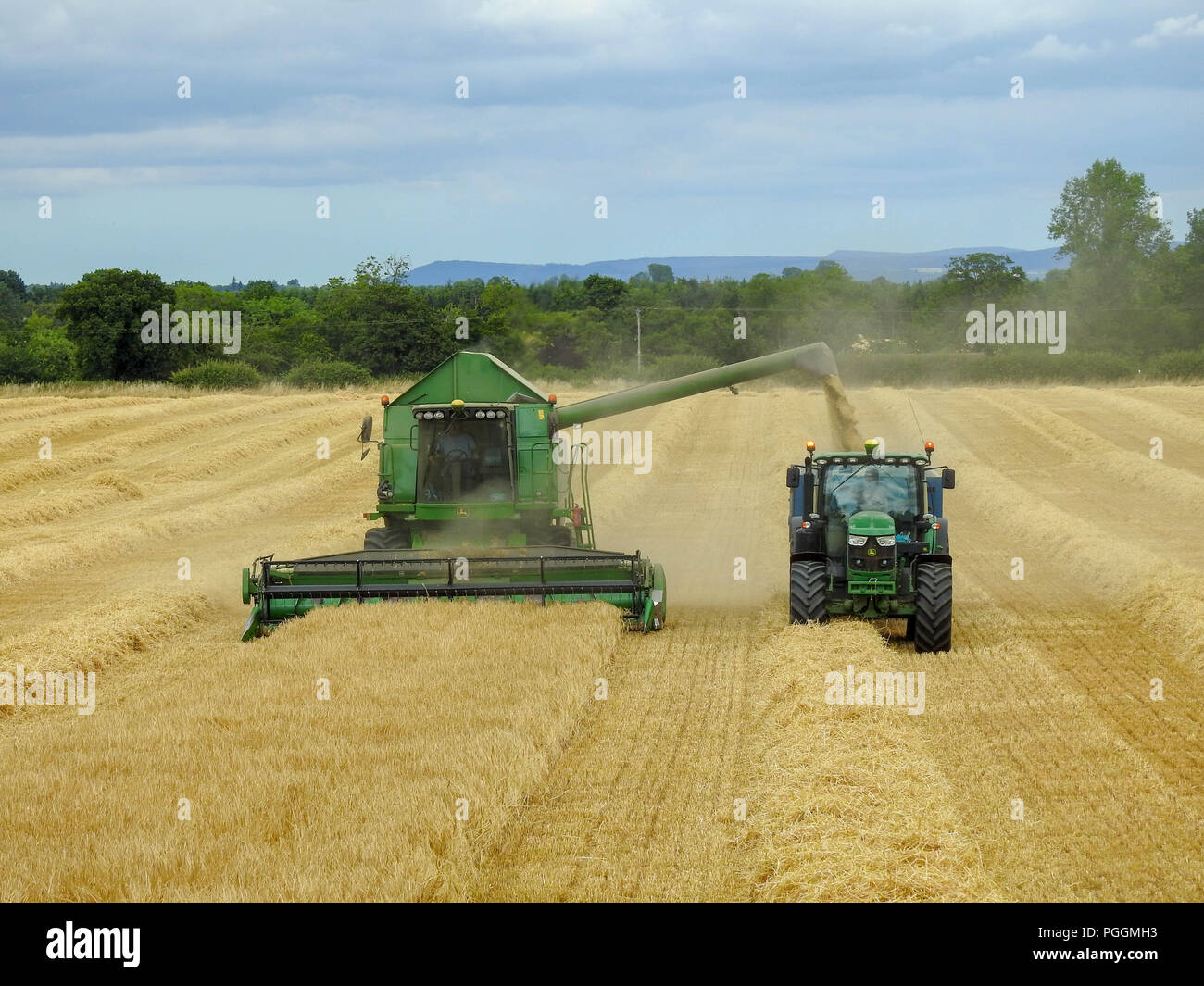 Farmers at work Stock Photo - Alamy