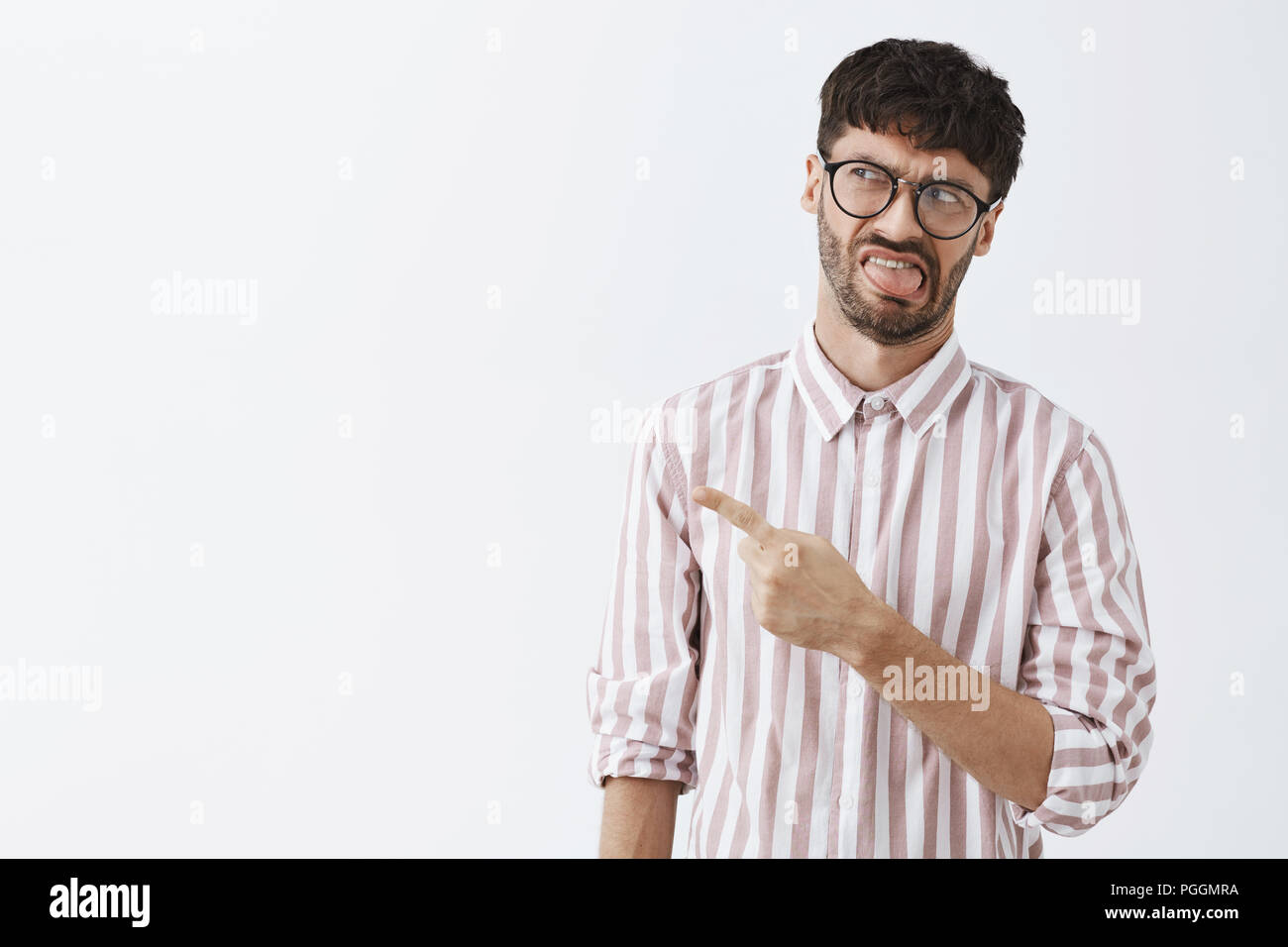 Face person smirk guy hi-res stock photography and images - Alamy