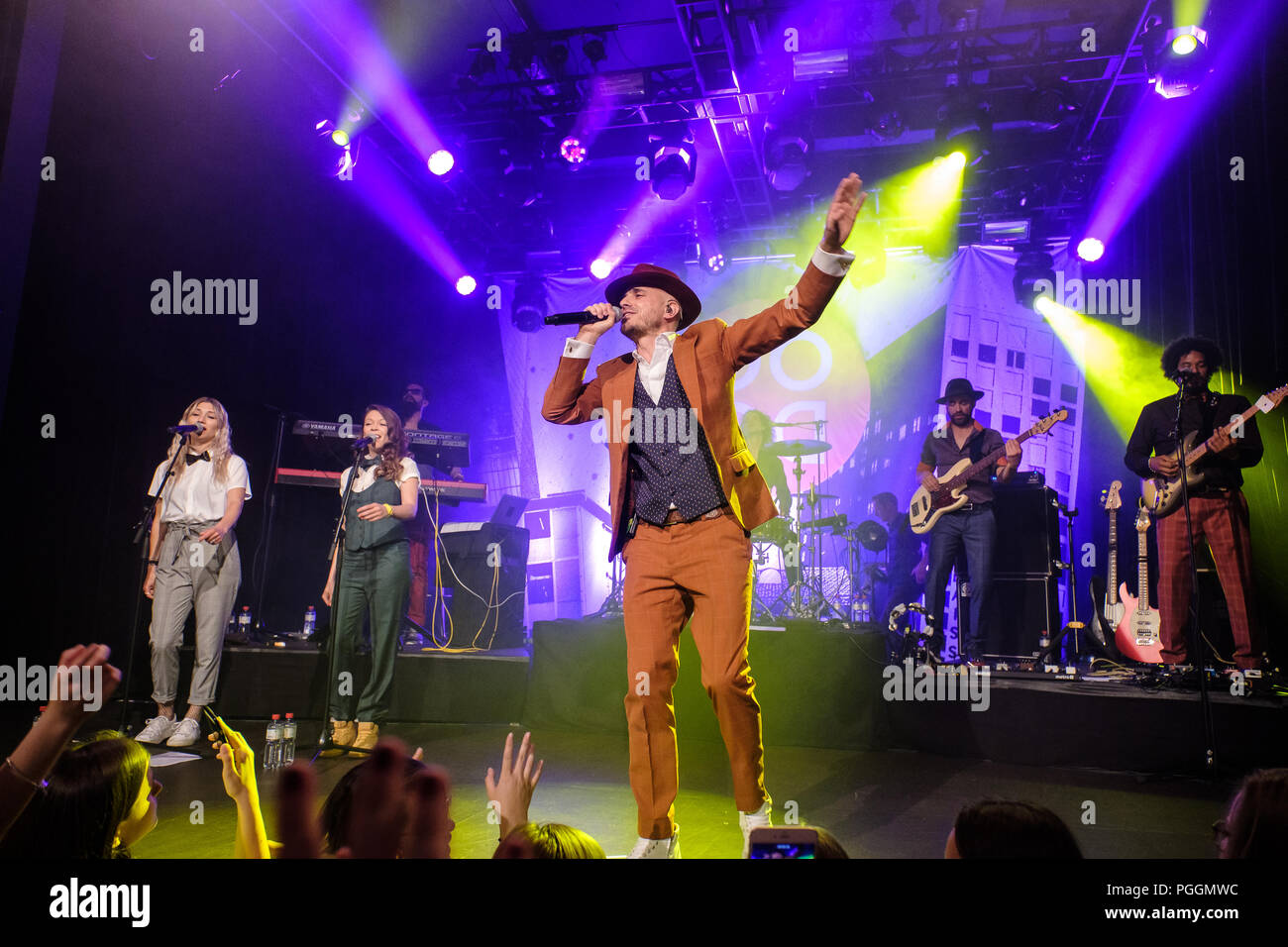 Switzerland, Bern - May 10, 2018. Dodo and Friends perform a live ...