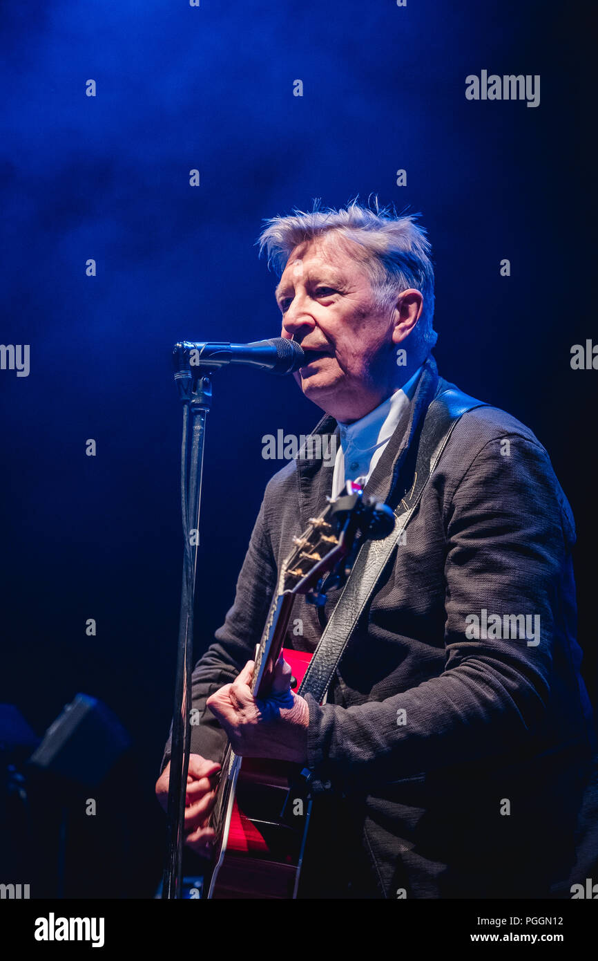 Switzerland, Lenk - June 22, 2018. The Dutch pop group Nits performs a ...