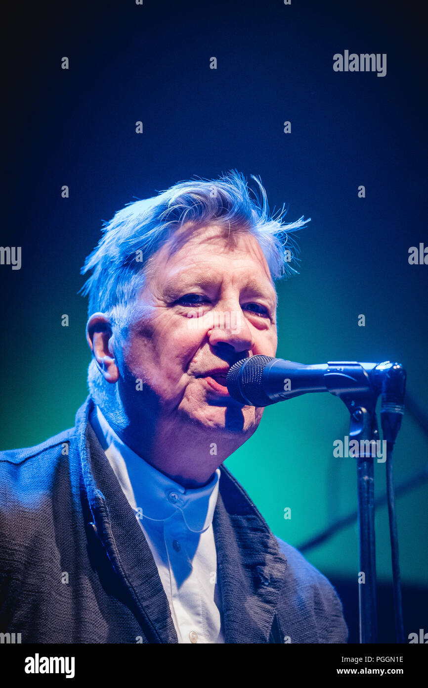 Switzerland, Lenk - June 22, 2018. The Dutch pop group Nits performs a ...