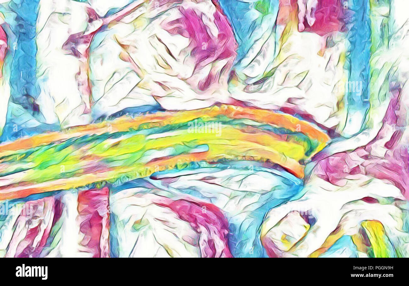 Abstraction painted in oil. Colorful texture background. Multicolored ...