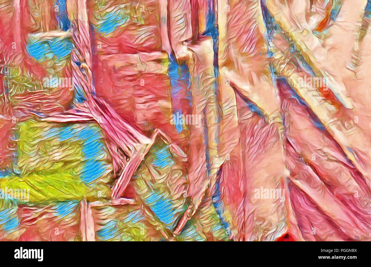 Abstraction painted in oil. Colorful texture background. Multicolored ...