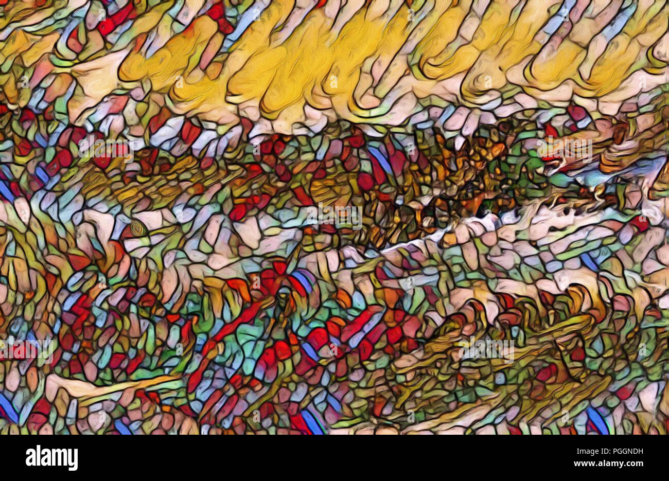 Abstraction painted in oil. Colorful texture background. Multicolored ...