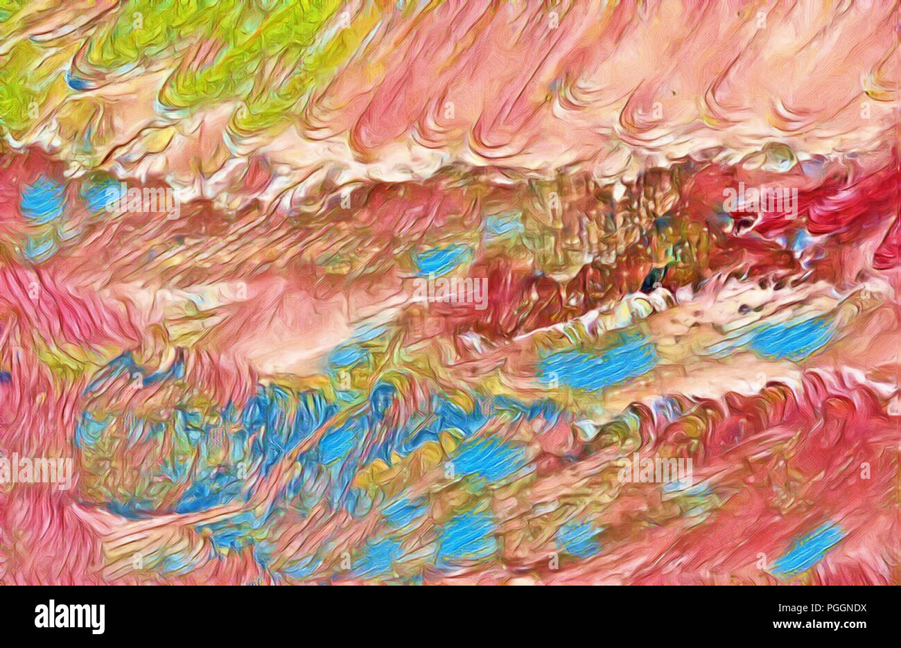 Abstraction painted in oil. Colorful texture background. Multicolored ...