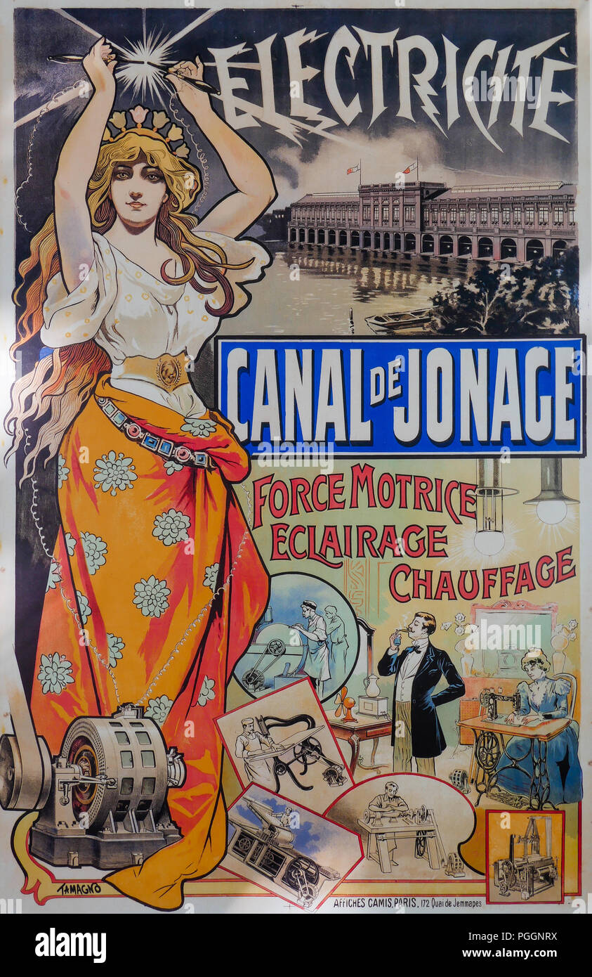 Canal de jonage hi-res stock photography and images - Alamy