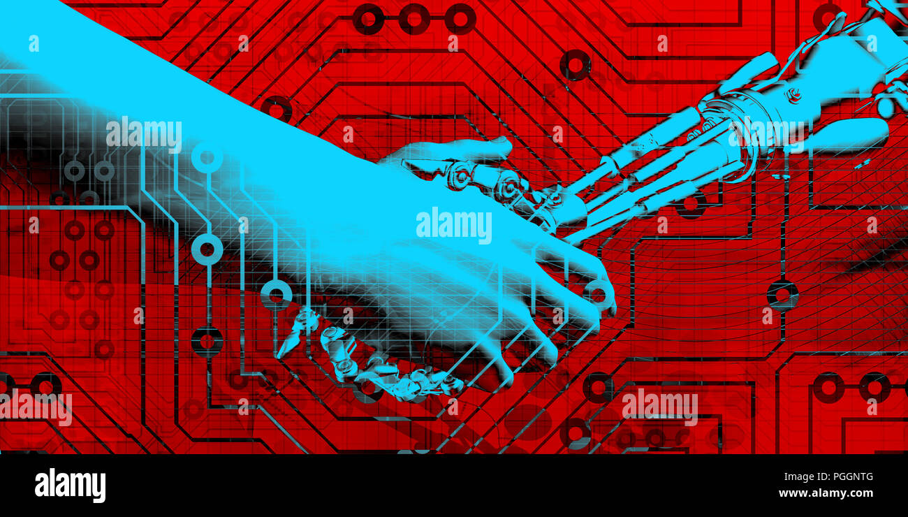 System Integration Technology Network Platform with AI Stock Photo - Alamy