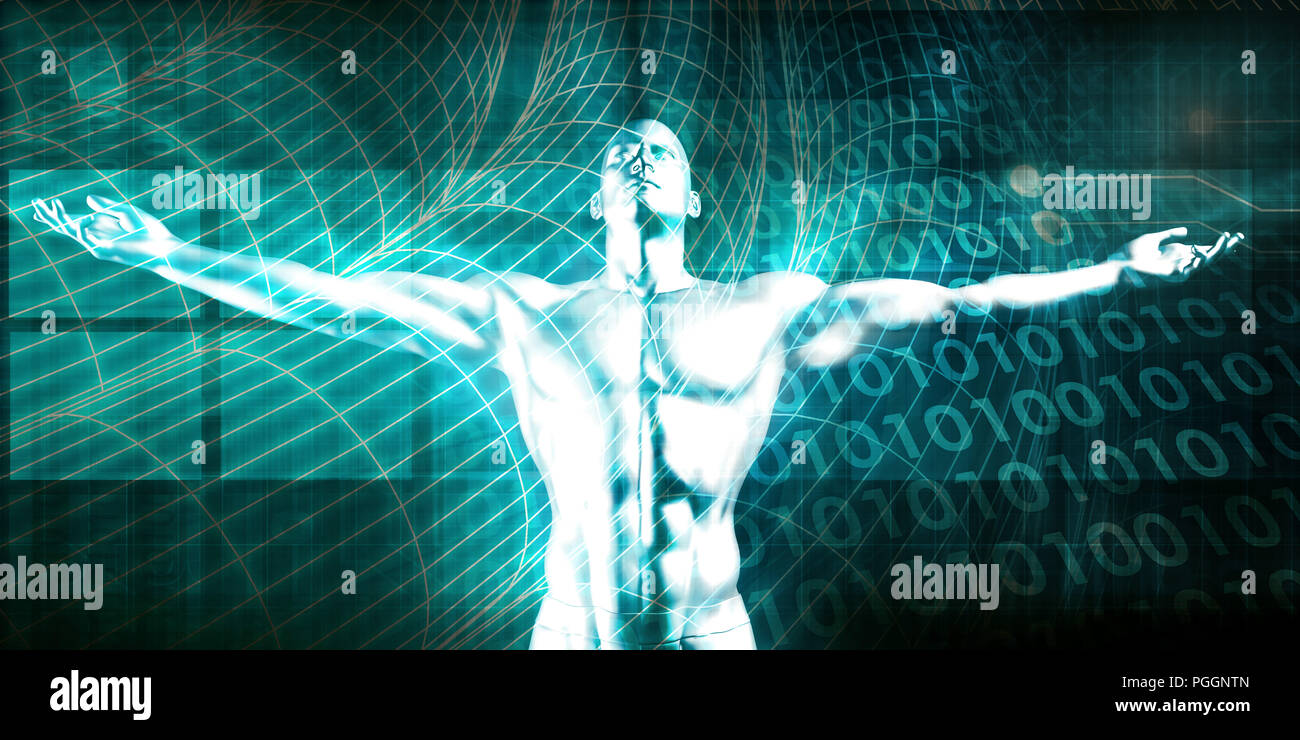 Digital Transformation with Man Technology Acceptance Concept Stock ...