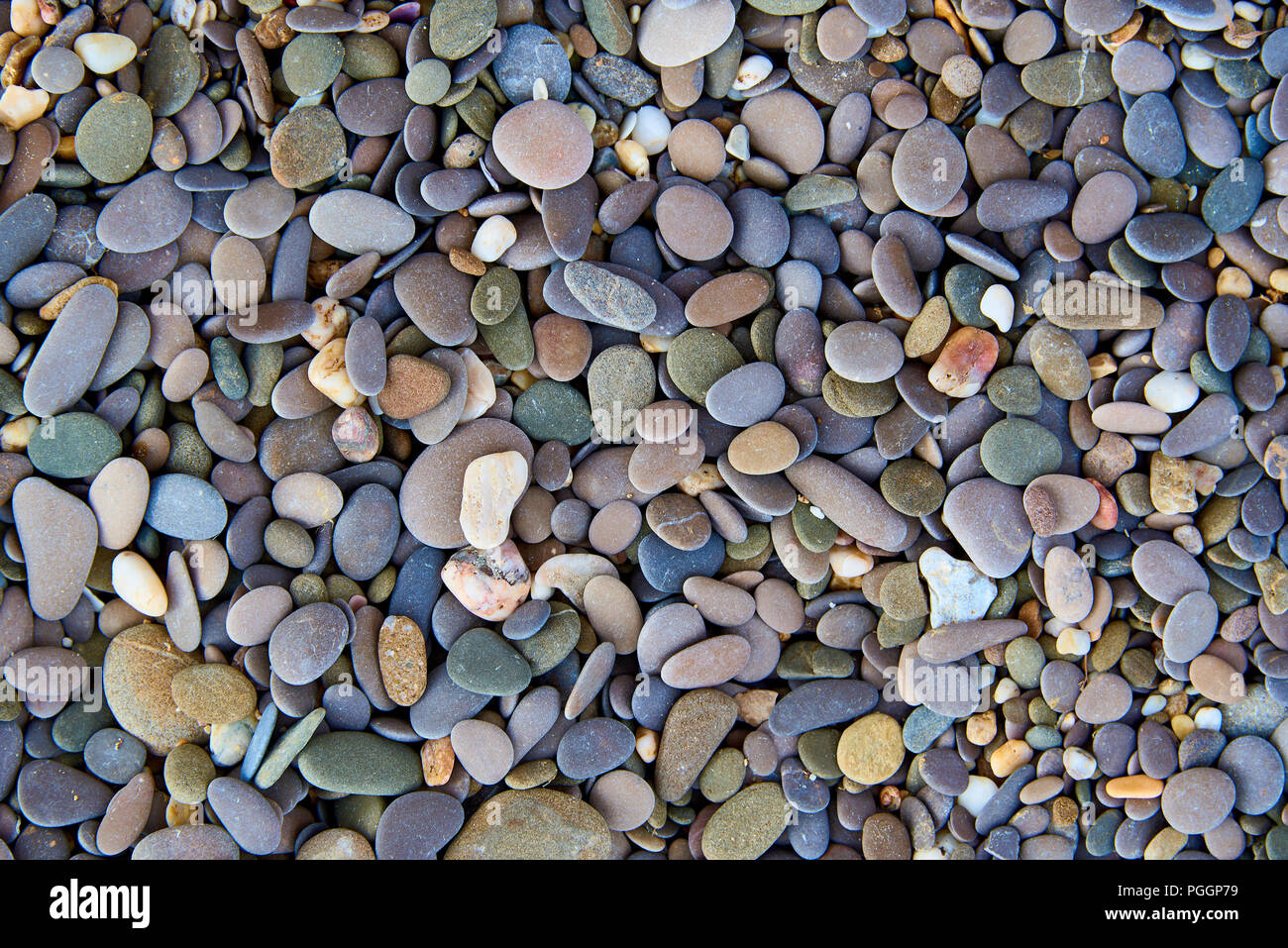 Background texture of multicolored stones on the beach Stock Photo - Alamy
