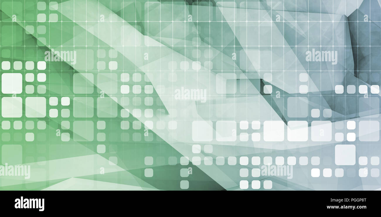Technology Network with a Data Grid System Stock Photo - Alamy