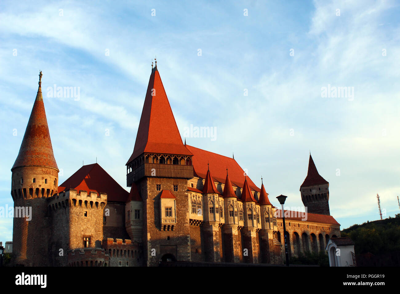 Corvin Castle, also known as Hunyadi Castle or Hunedoara Castle Stock ...