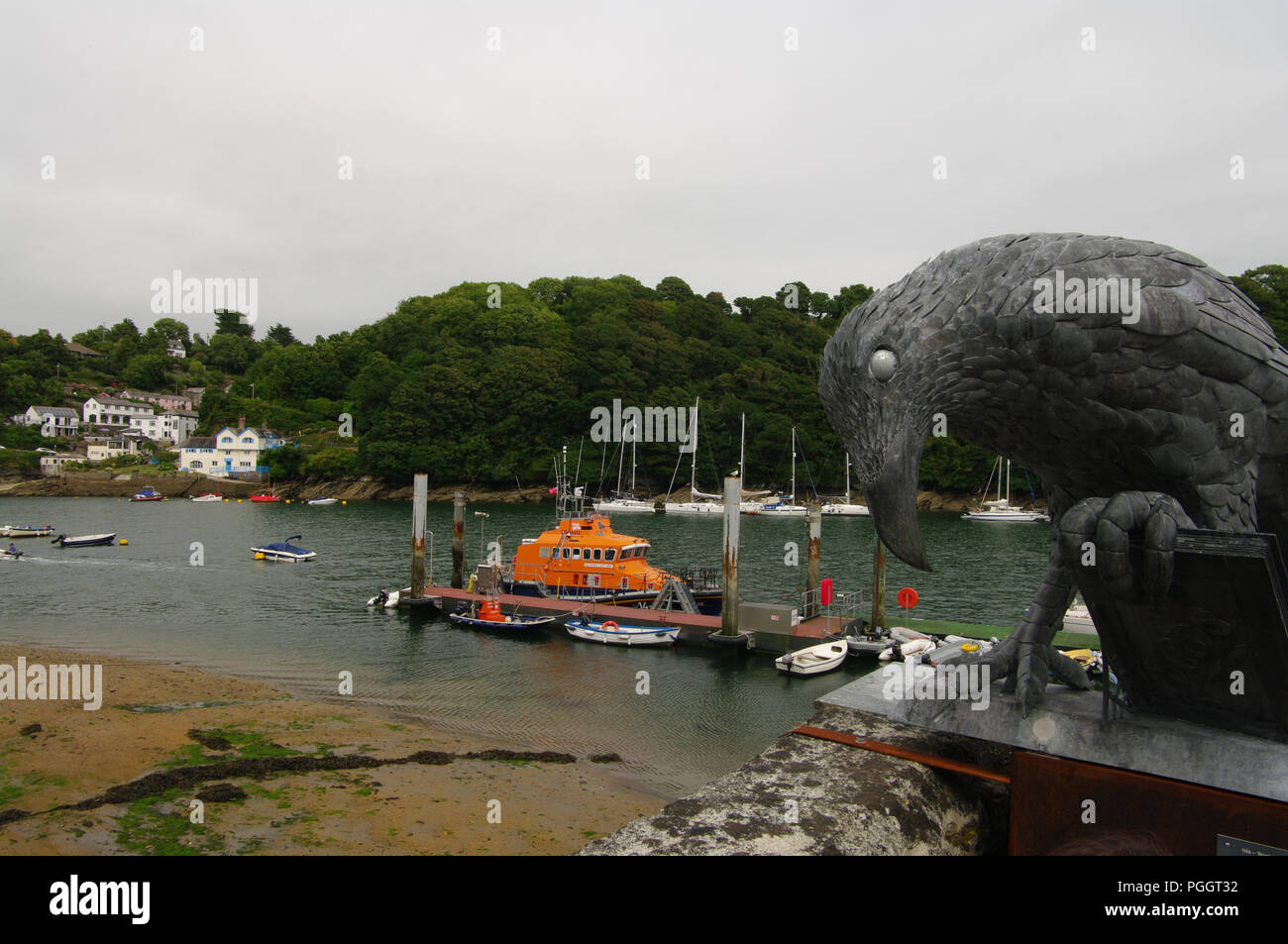Fowey lifeboat hi-res stock photography and images - Alamy
