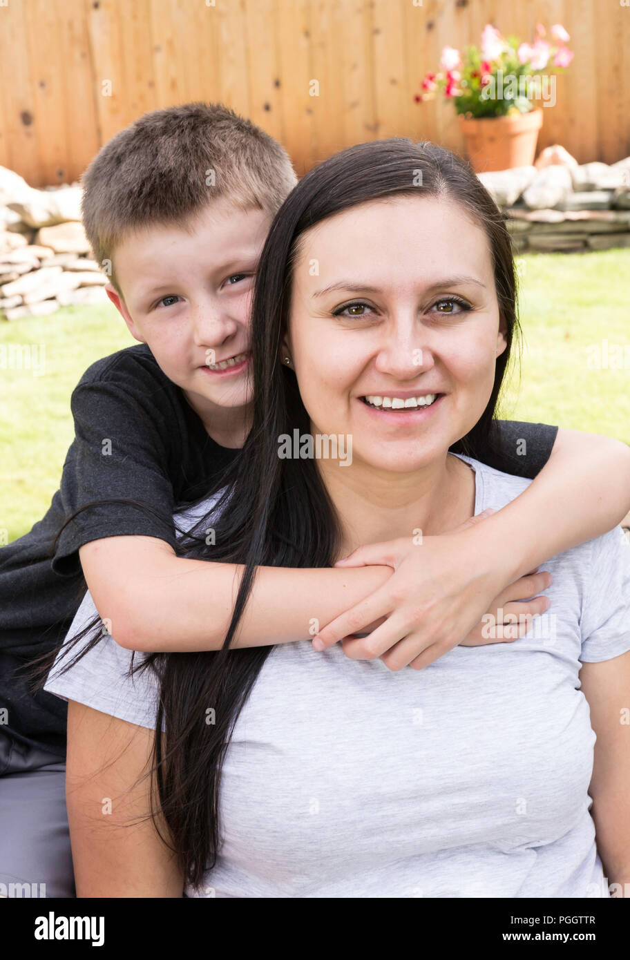 7 year old son hi-res stock photography and images - Alamy