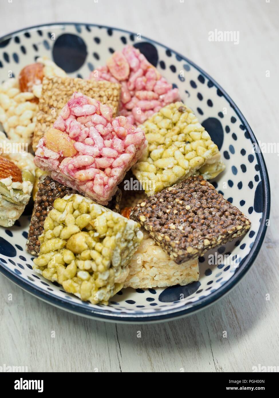 Korean traditional snacks Sweet Rice Puffs , Gangjeong Stock Photo - Alamy