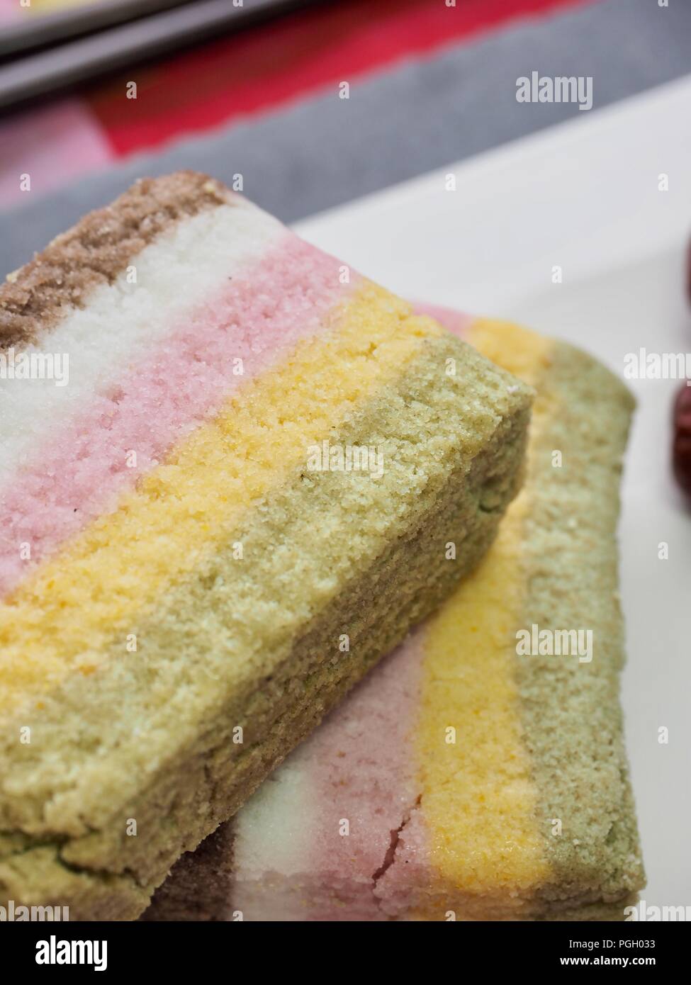 Korean food rainbow rice cake and jujube Stock Photo - Alamy