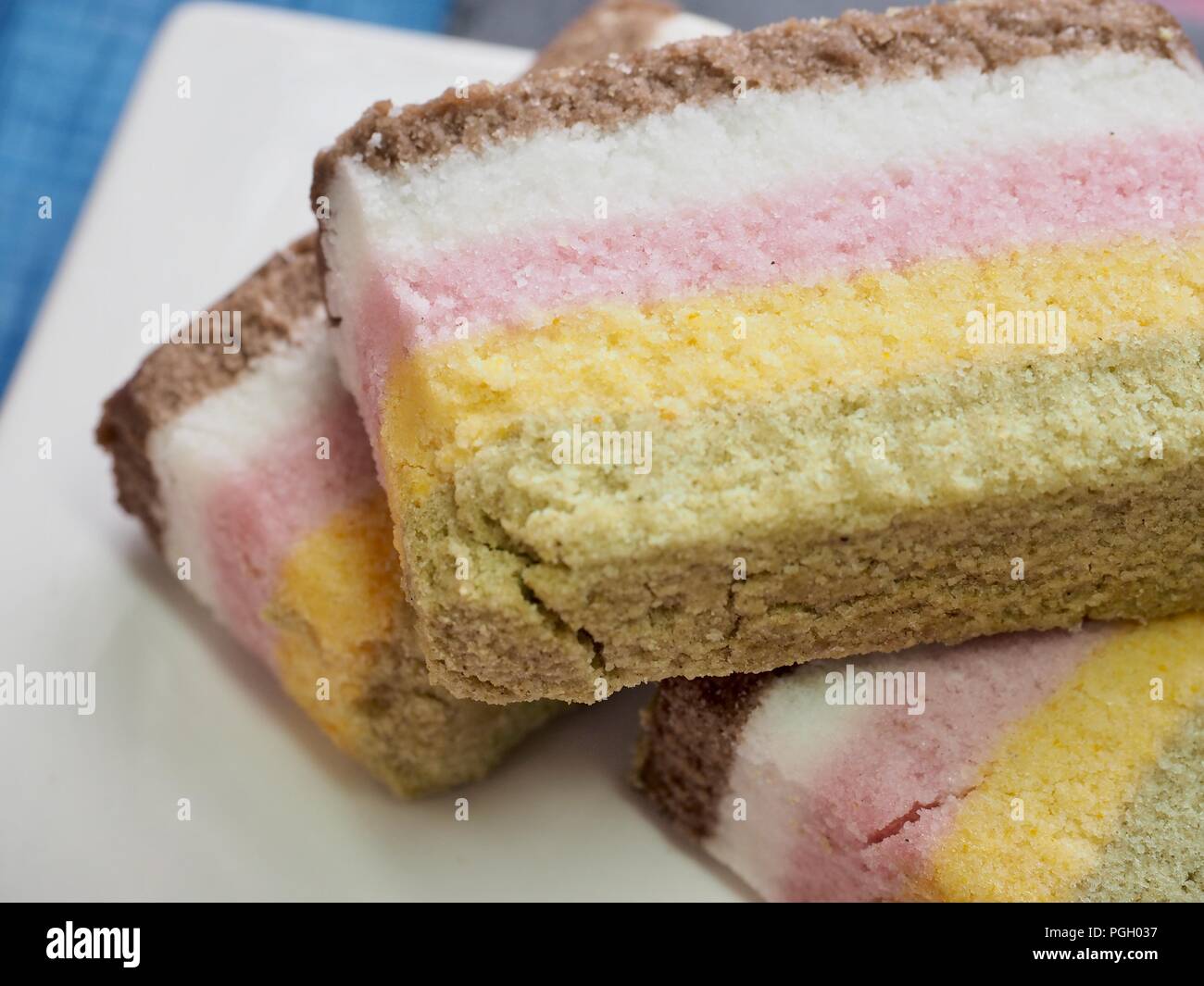 Korean food rainbow rice cake and jujube Stock Photo - Alamy