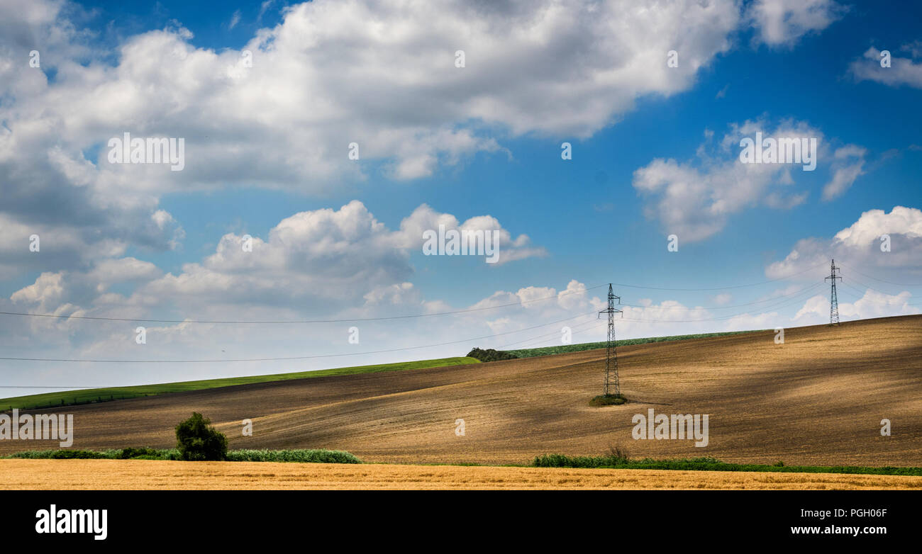 Moravian fields people hi-res stock photography and images - Alamy