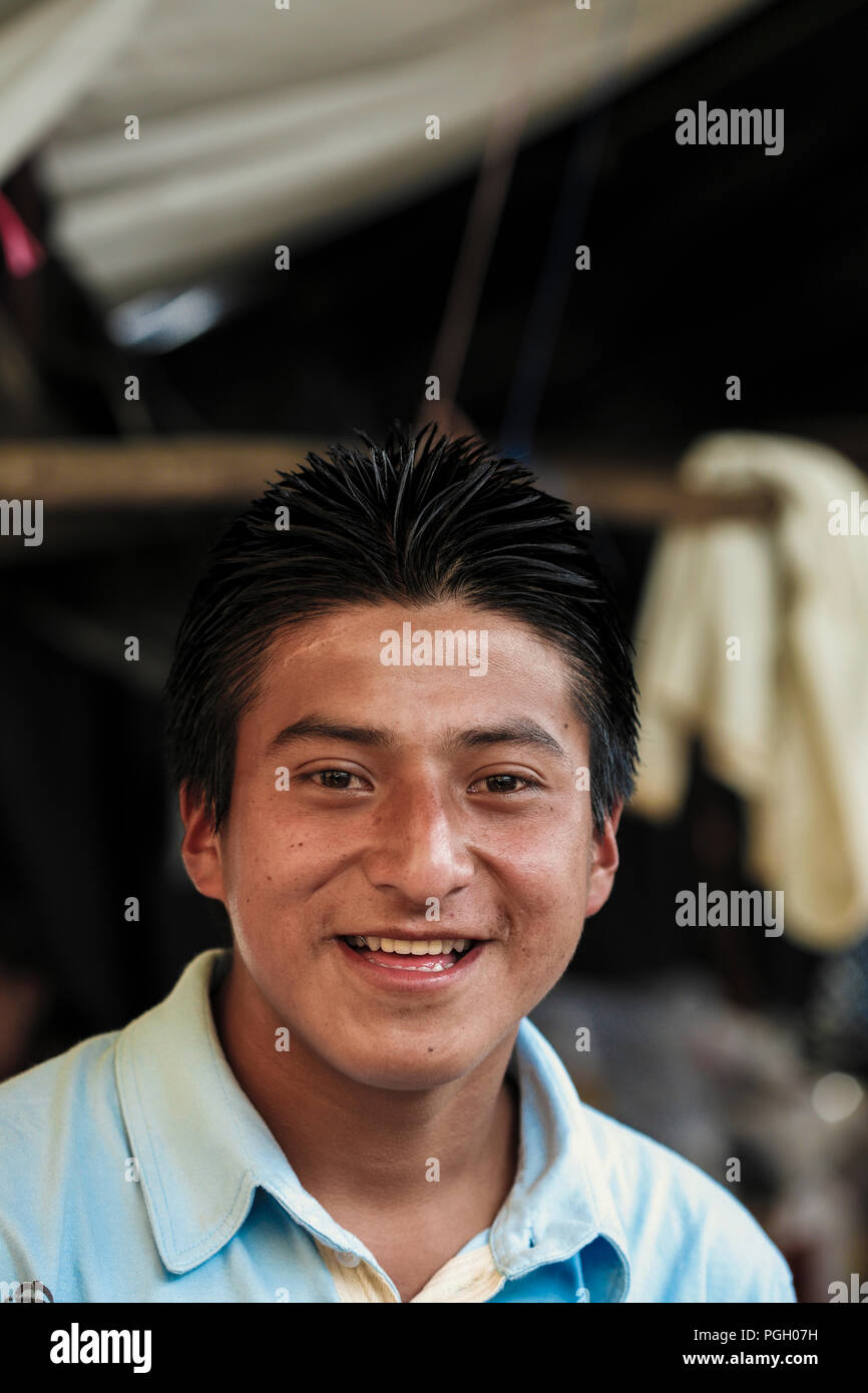 Portrait of young man in Guatemala, Central America Stock Photo - Alamy