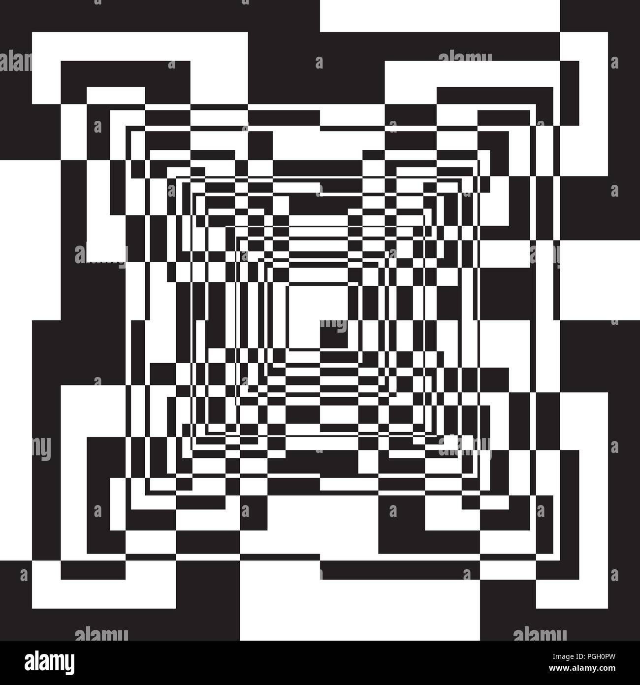 Abstract Multiple Frame Multiple Perspective black on transparent ...