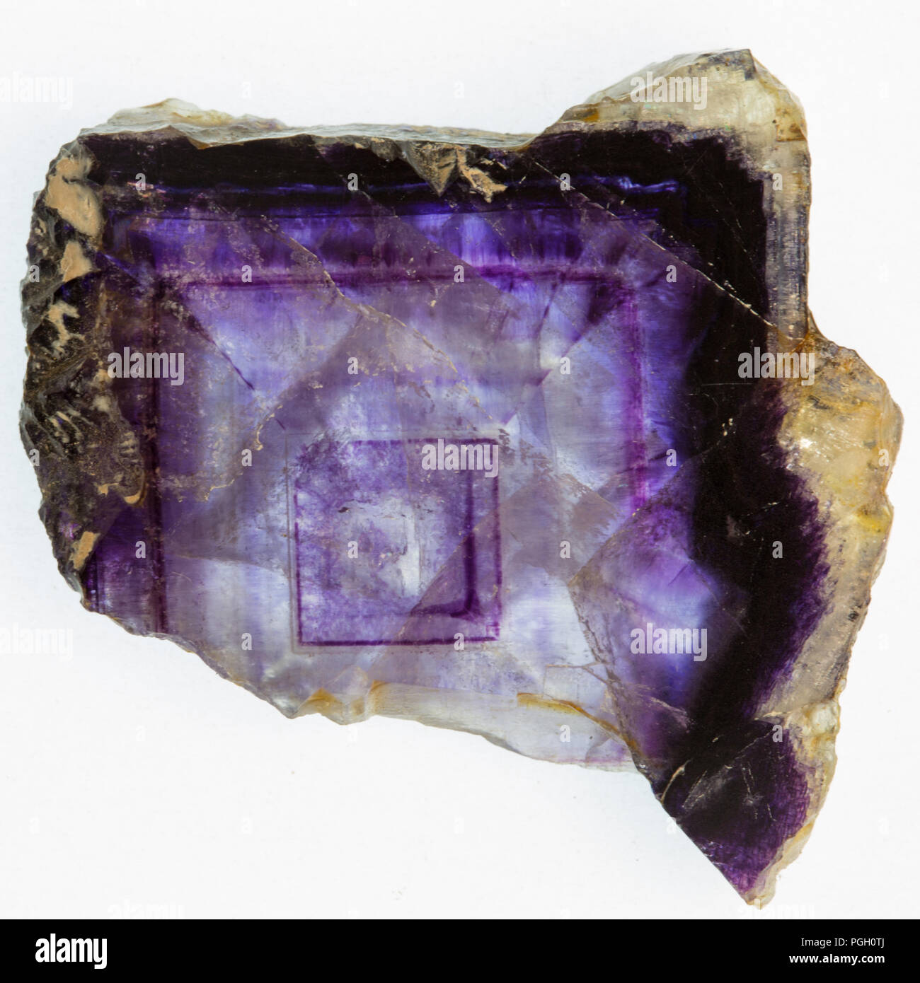 Blue john semi precious mineral hi-res stock photography and images - Alamy