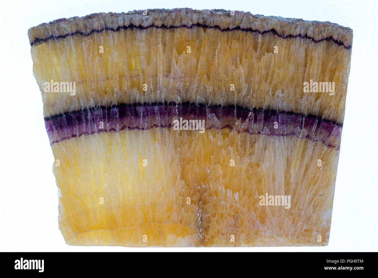 Blue John Slice Stock Photo - Alamy