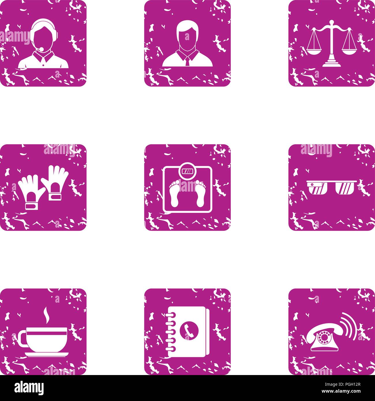 Coworking office line icons Stock Vector Images - Alamy