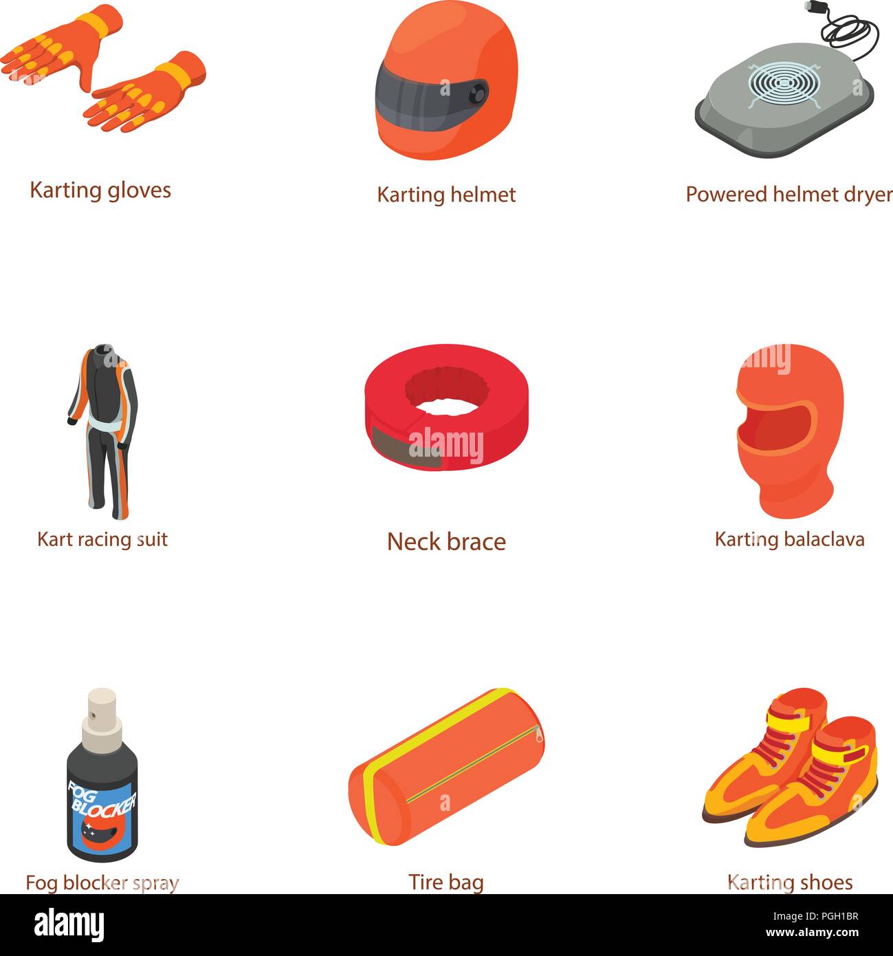 Racing world icons set, cartoon style Stock Vector Image & Art - Alamy