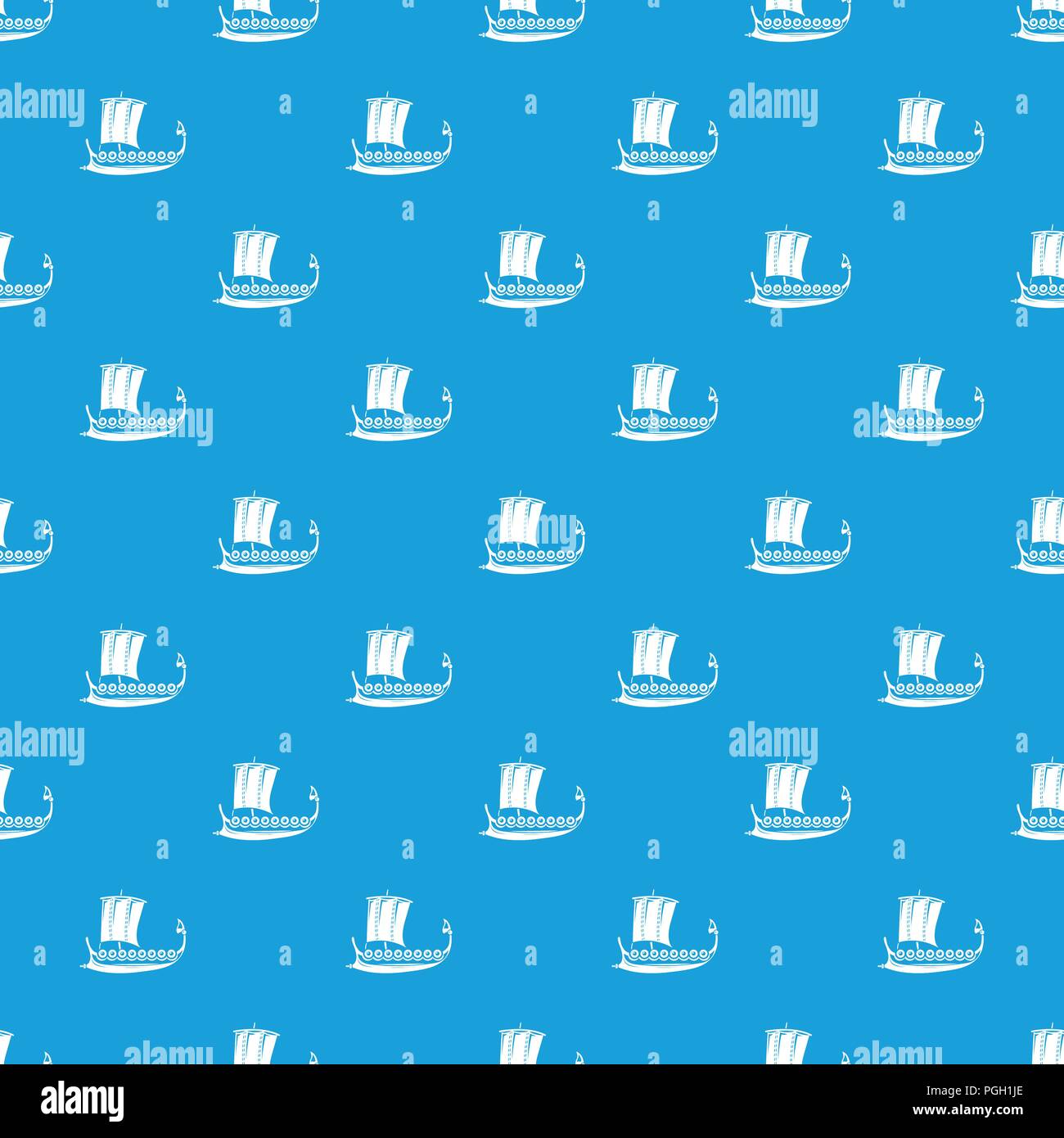 Galleon pattern vector seamless blue Stock Vector Image & Art - Alamy