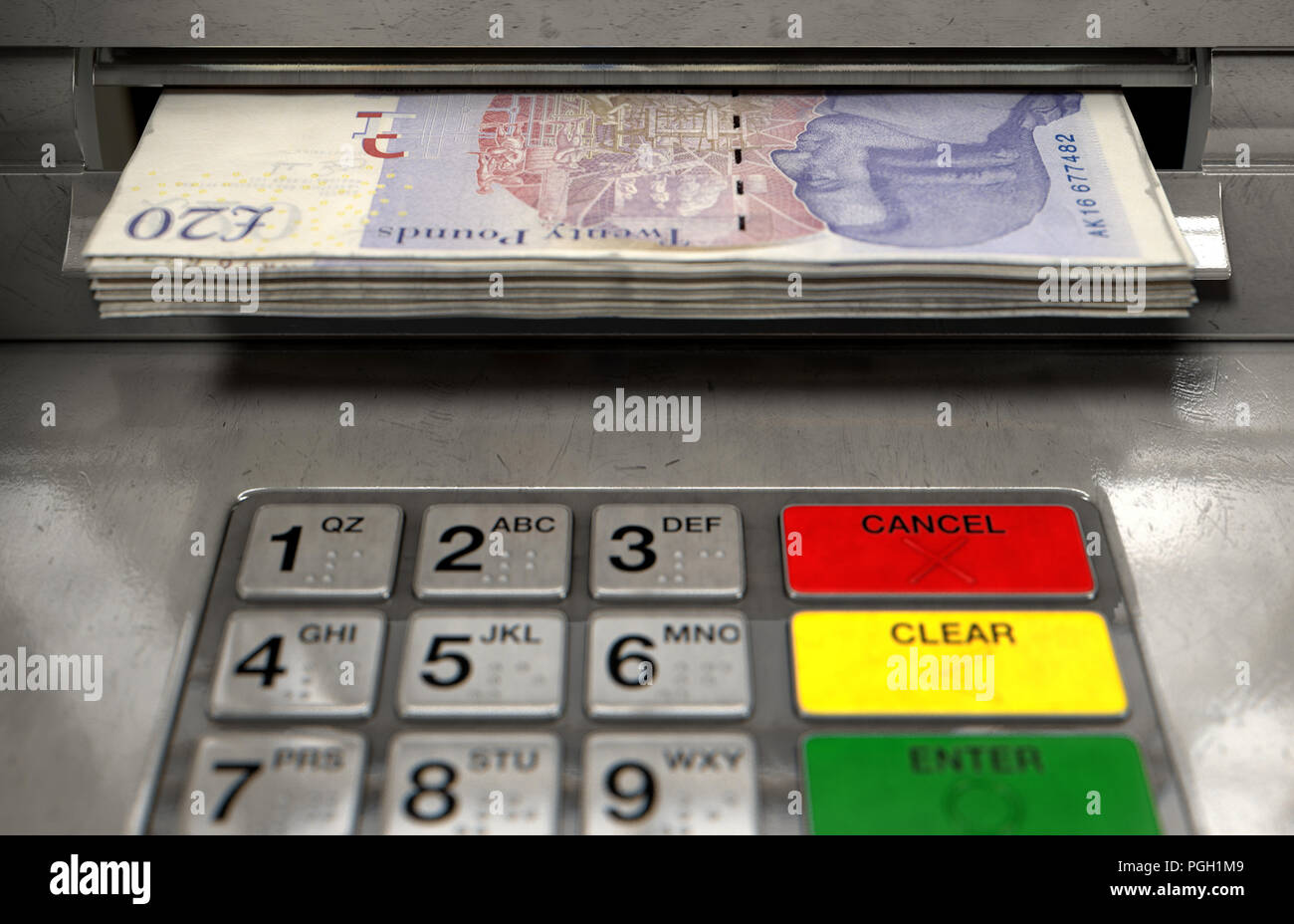 Withdraw banknotes hi-res stock photography and images - Alamy