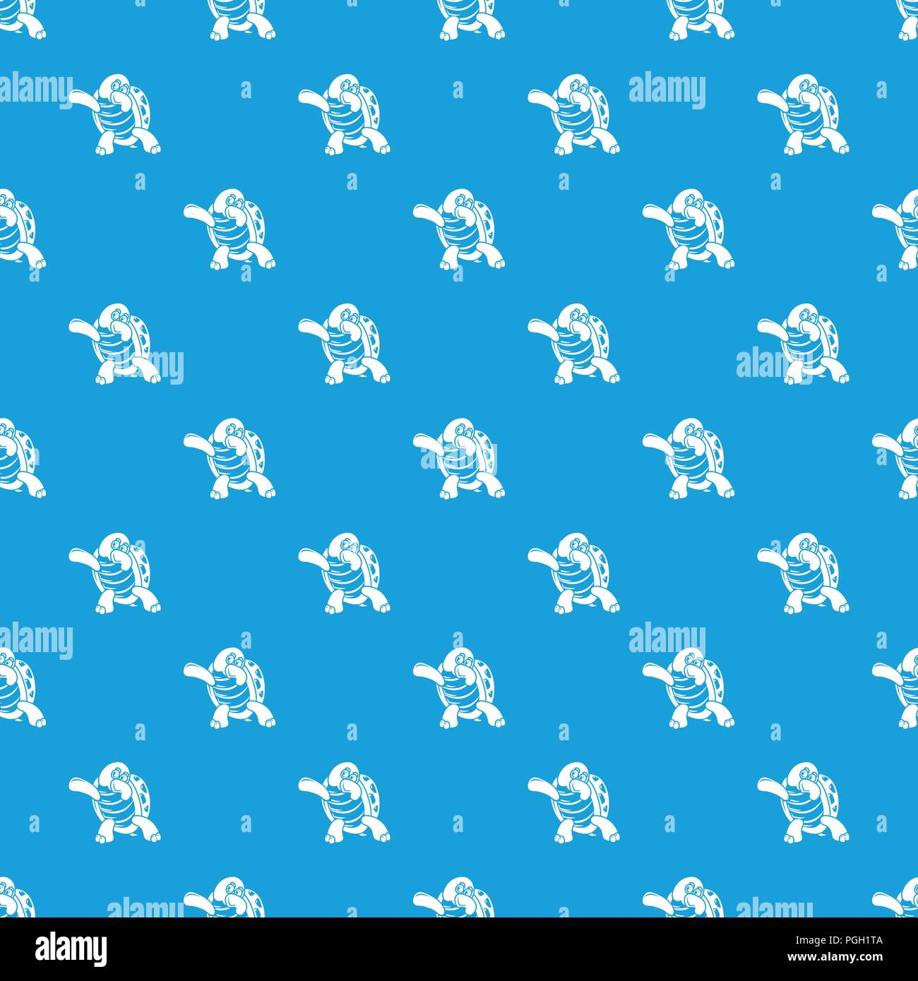 Dancing turtle pattern vector seamless blue Stock Vector Image & Art ...