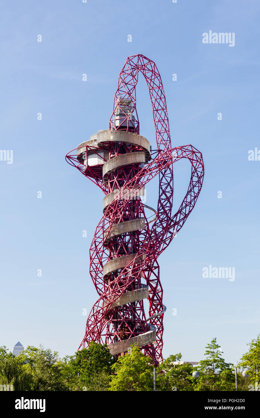 The ArcelorMittal Orbit in the Queen Elizabeth Olympic Park, London ...