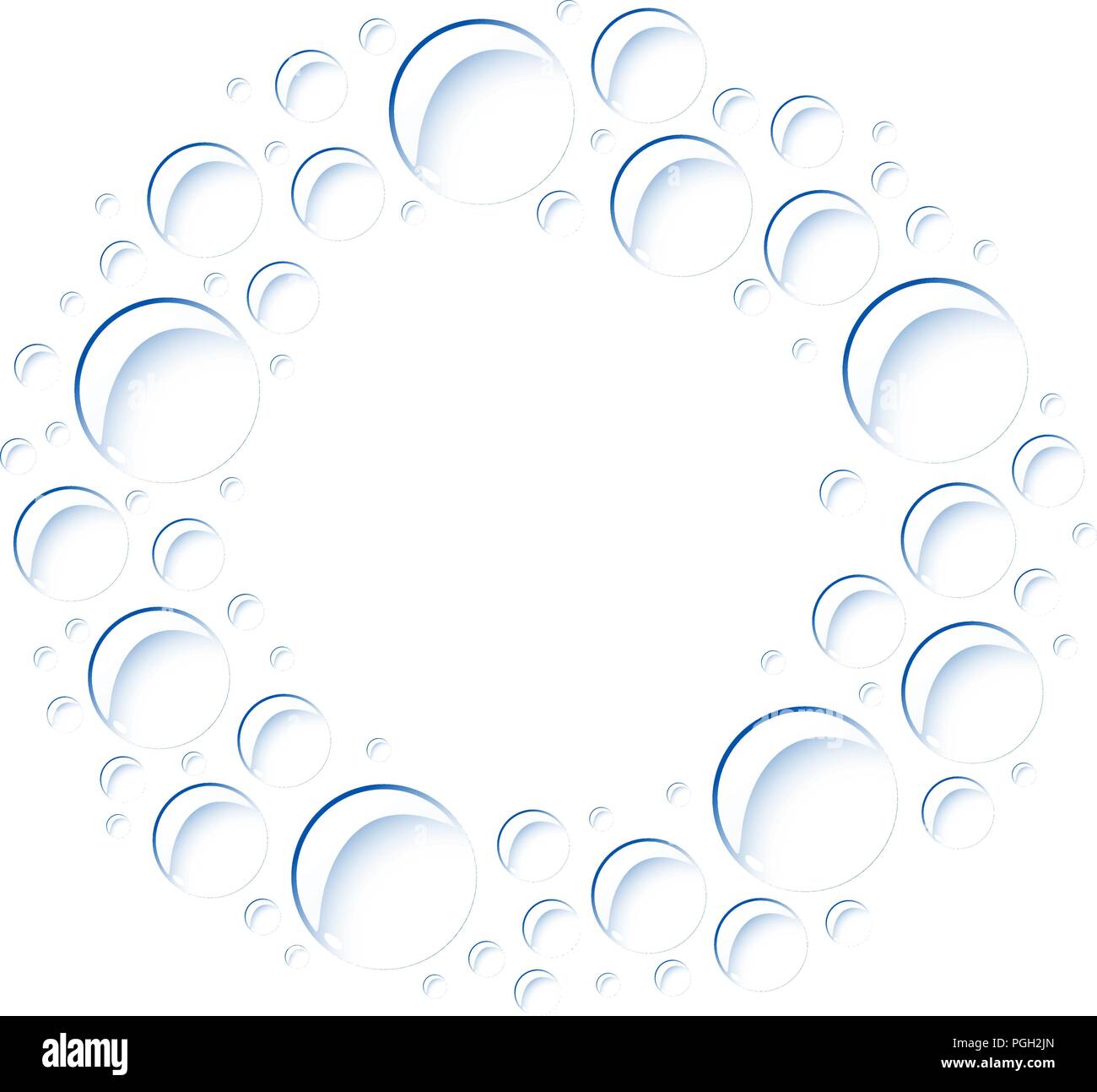 White bubbles frame on Stock Vector Images - Alamy