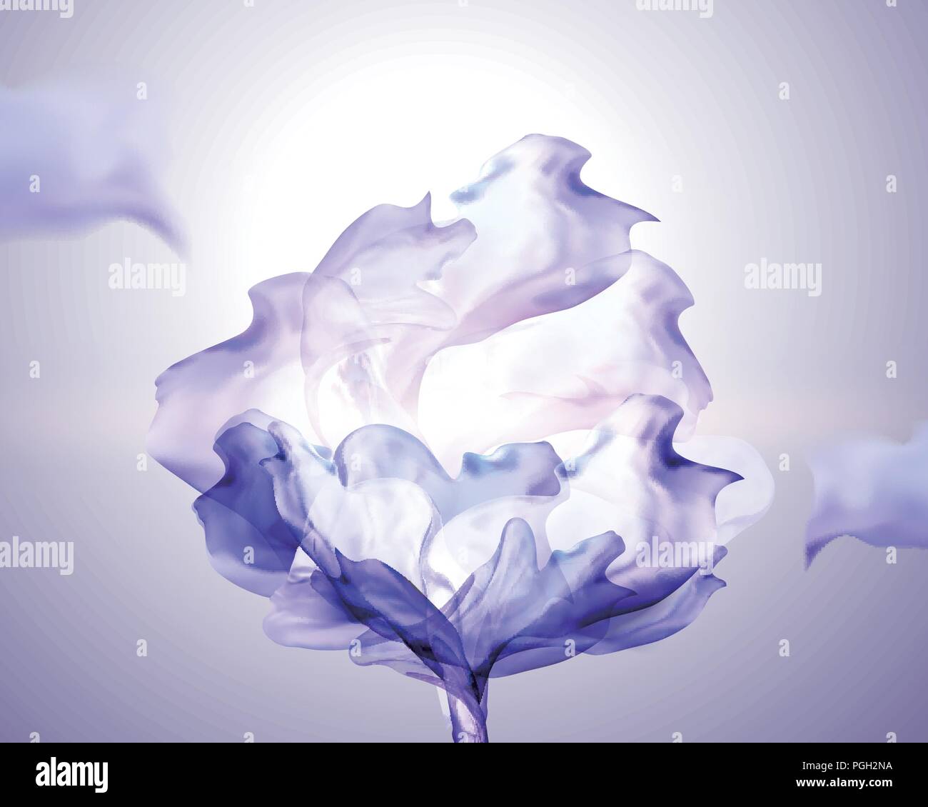 Veil in wind Stock Vector Images - Alamy