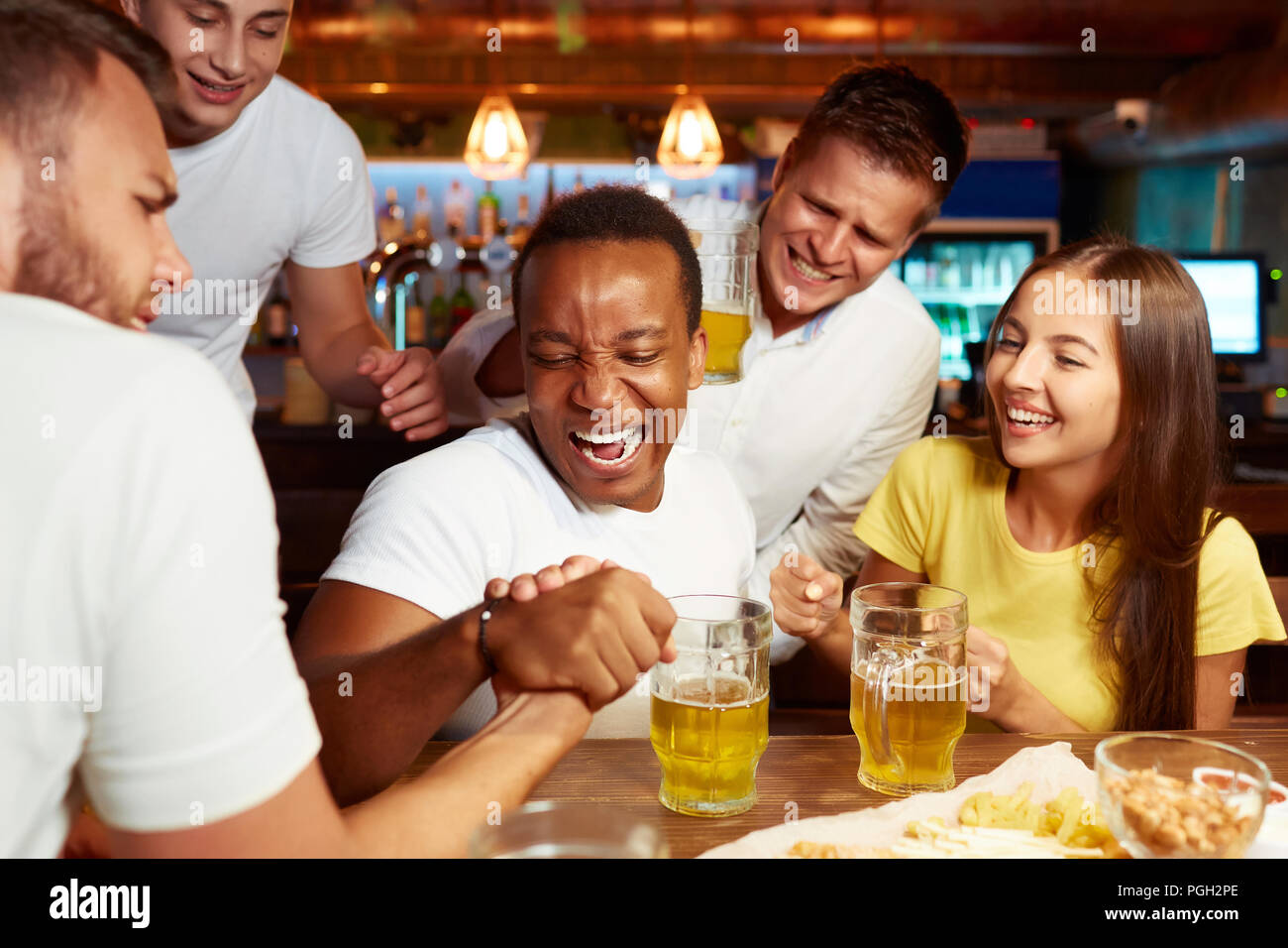 Hanging around bar hi-res stock photography and images - Alamy