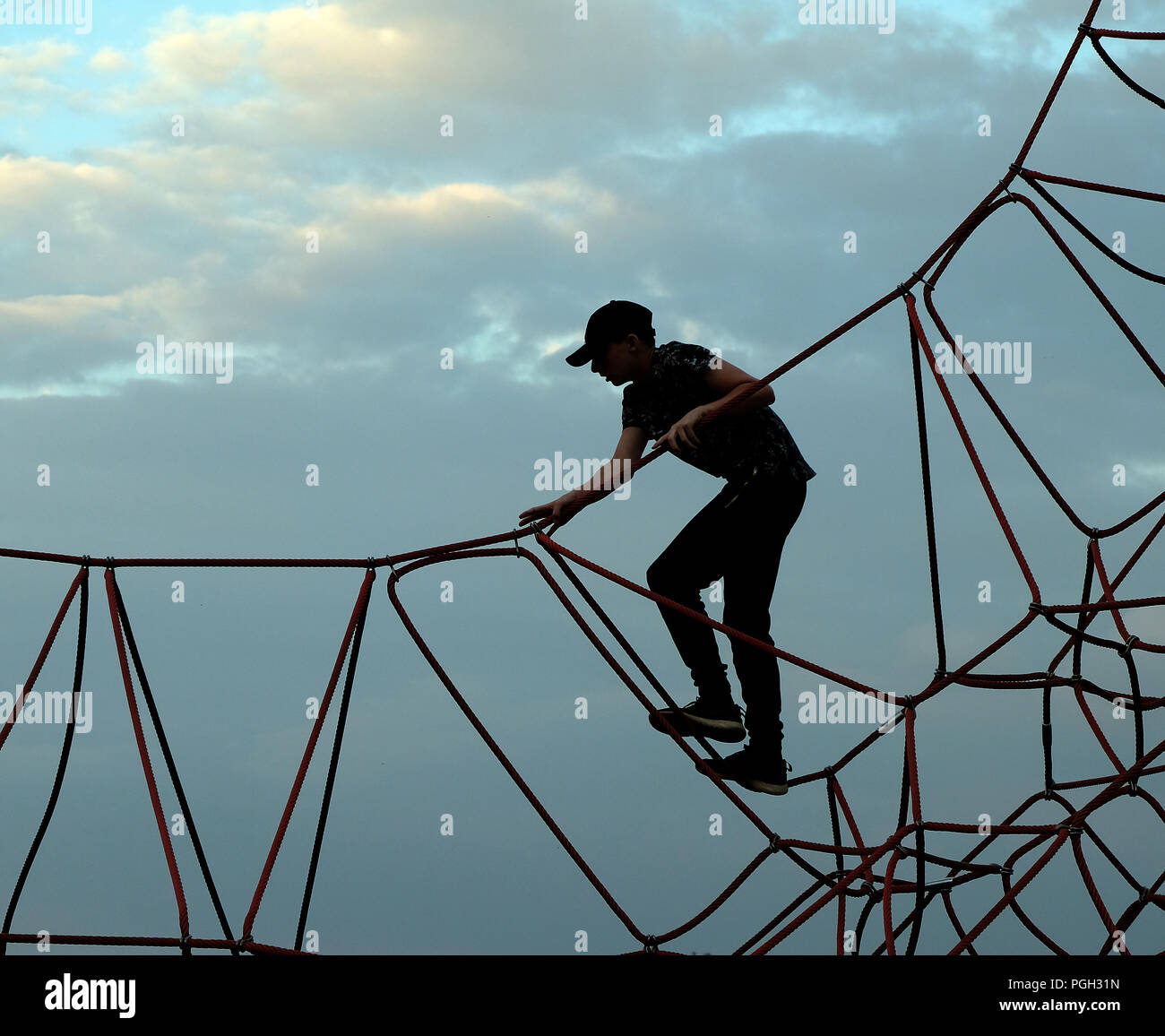 High climbing frame hi-res stock photography and images - Alamy