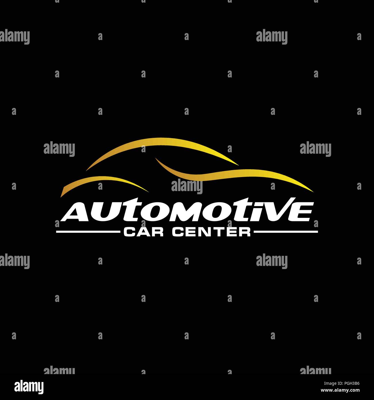 Gold luxury car Stock Vector Images - Alamy