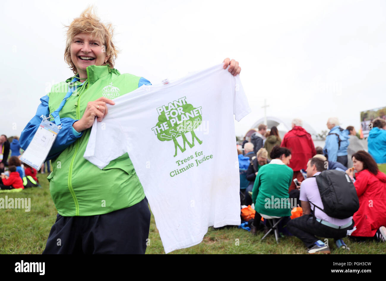 Orla Farrell, from Plant For The Planet, in Dublin's Phoenix park ahead ...
