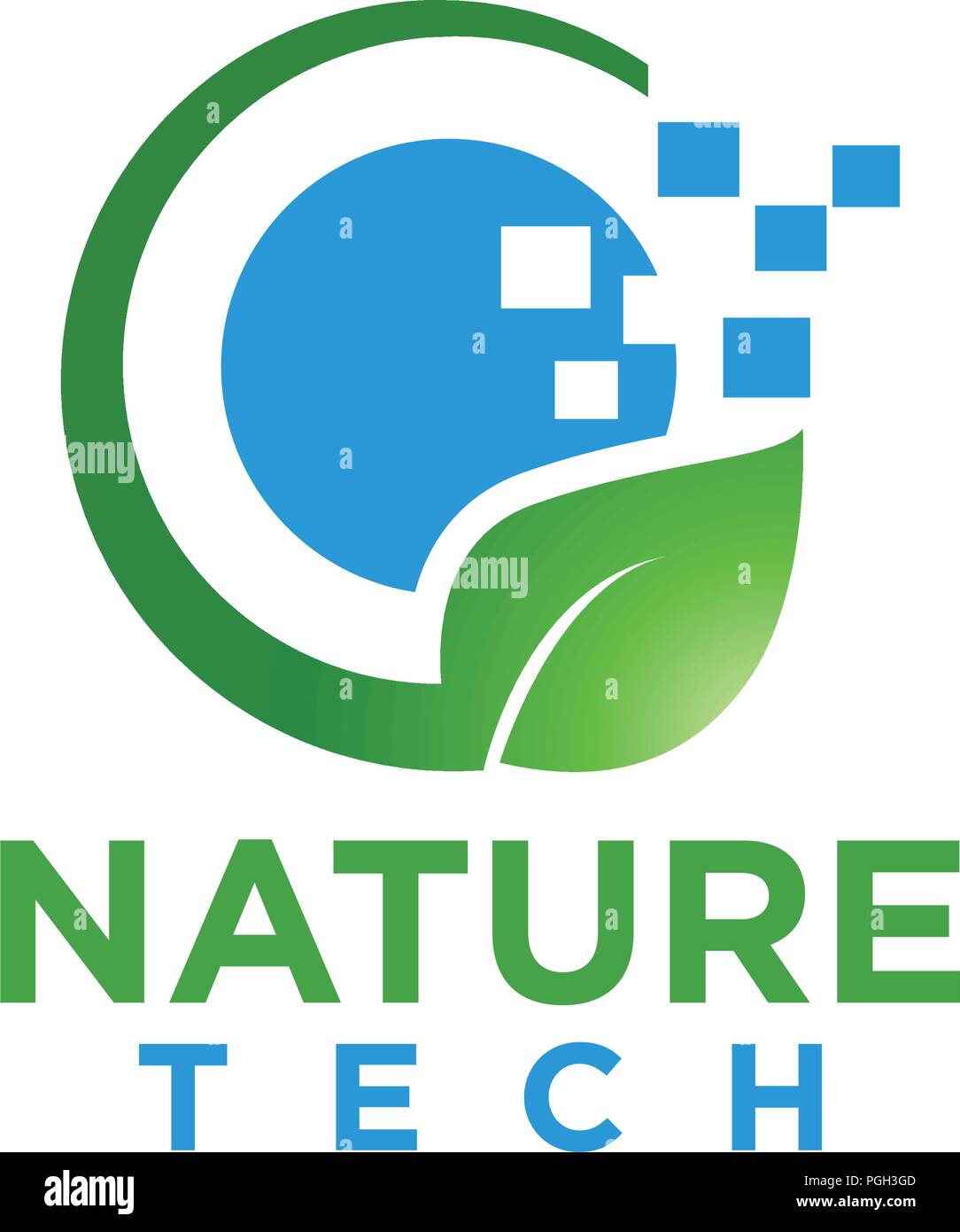 Tech logo Stock Vector Images - Alamy