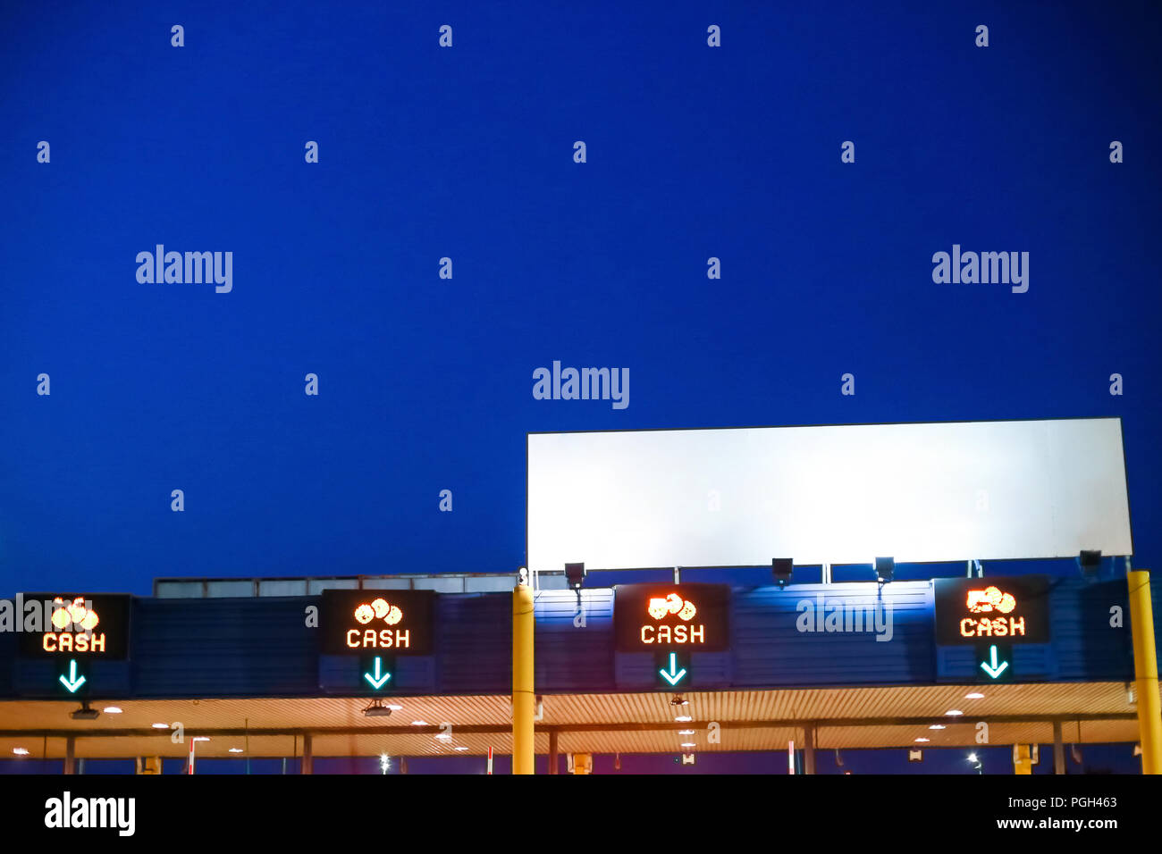 Empty toll booth on highway hi-res stock photography and images - Alamy