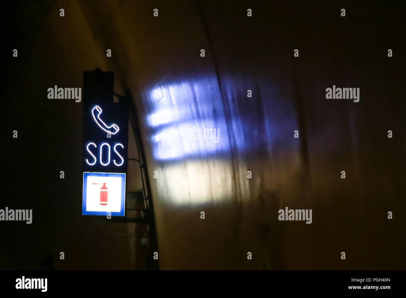 Sos Telephone Roadside Emergency Telephone High Resolution Stock ...