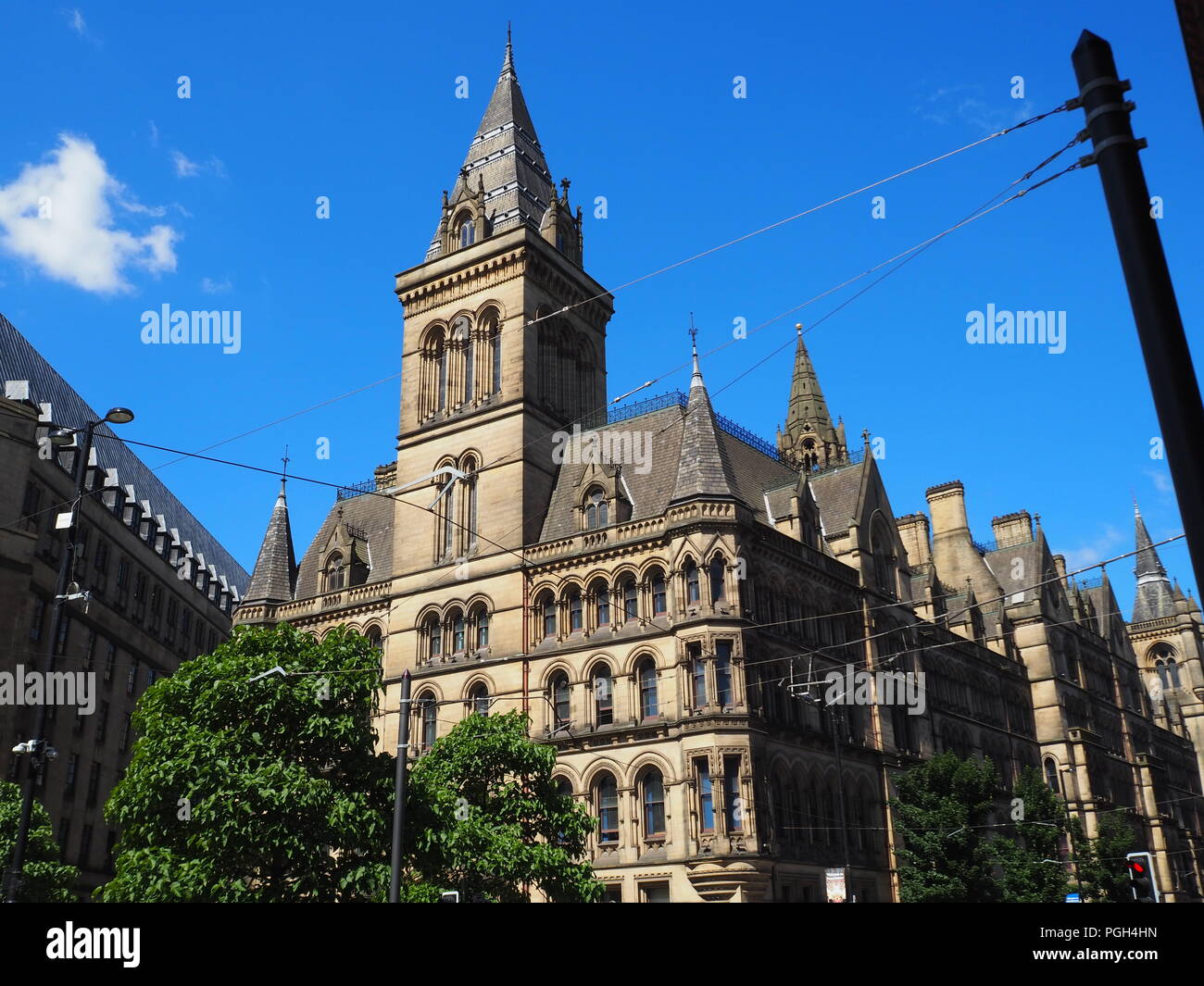 Manchester City Centre Old Buildings Stock Photo - Alamy